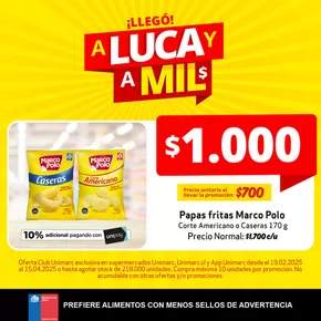 Catálogo Unimarc Chile >> Ofertas Unimarc hoy